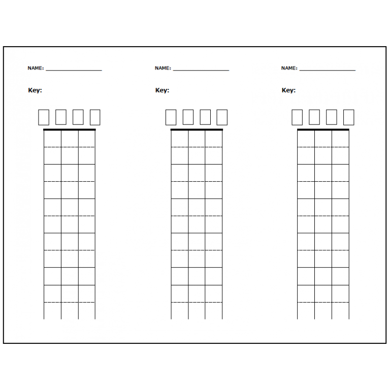 Teach by Finger Pattern: Free Blank Fingering Charts - Smart String Teacher