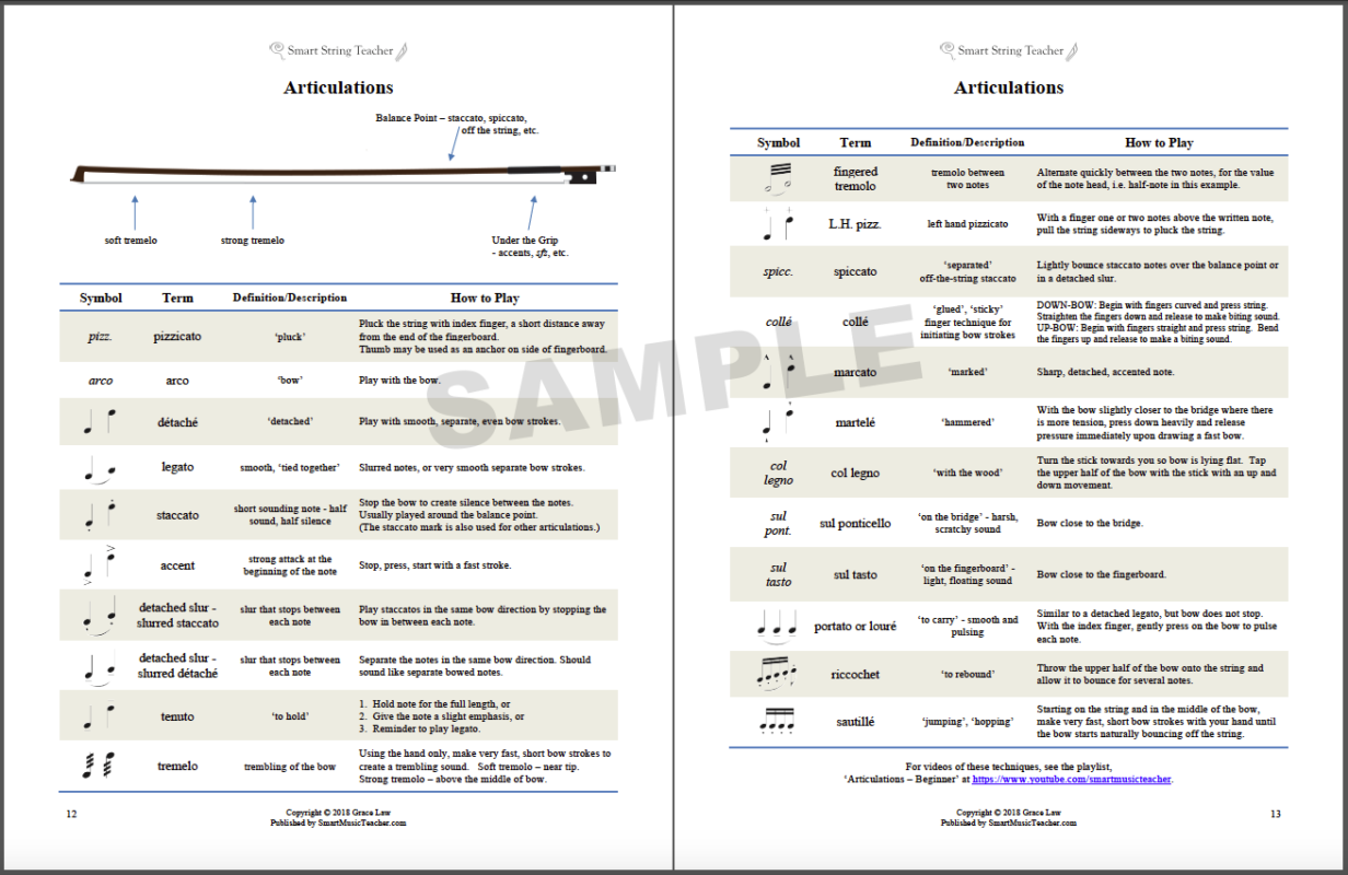 Smart Bowing Exercises for Strings - Smart String Teacher