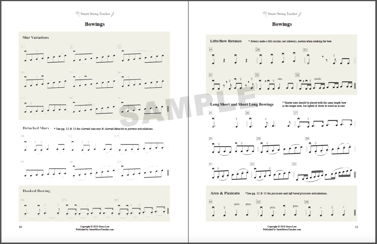 Smart Bowing Exercises for Strings - Smart String Teacher