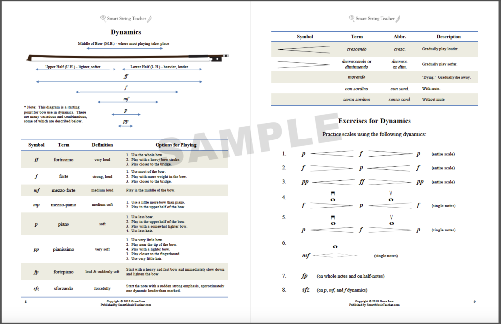 Smart Bowing Exercises for Strings - Smart String Teacher