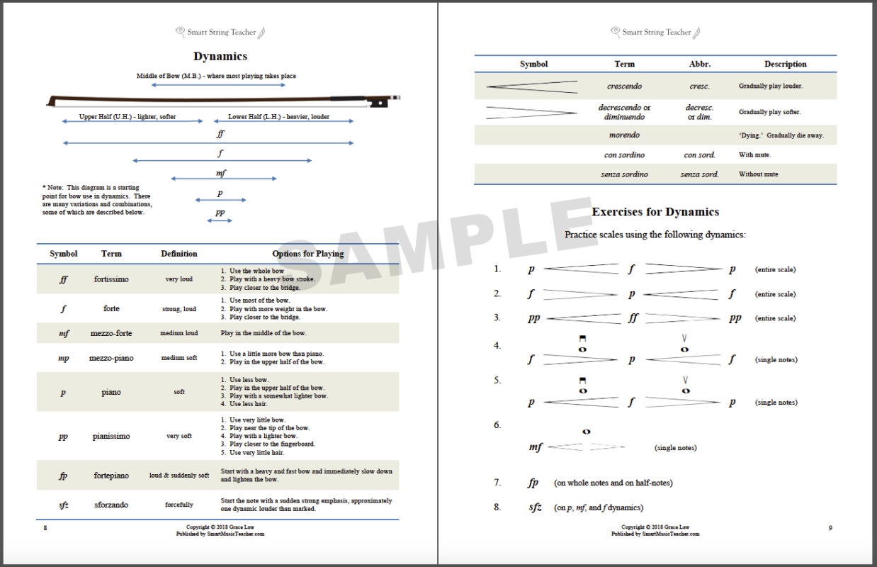 Smart Bowing Exercises for Strings - Smart String Teacher