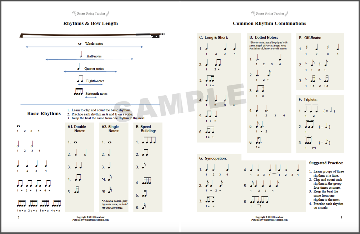 Smart Bowing Exercises for Strings - Smart String Teacher