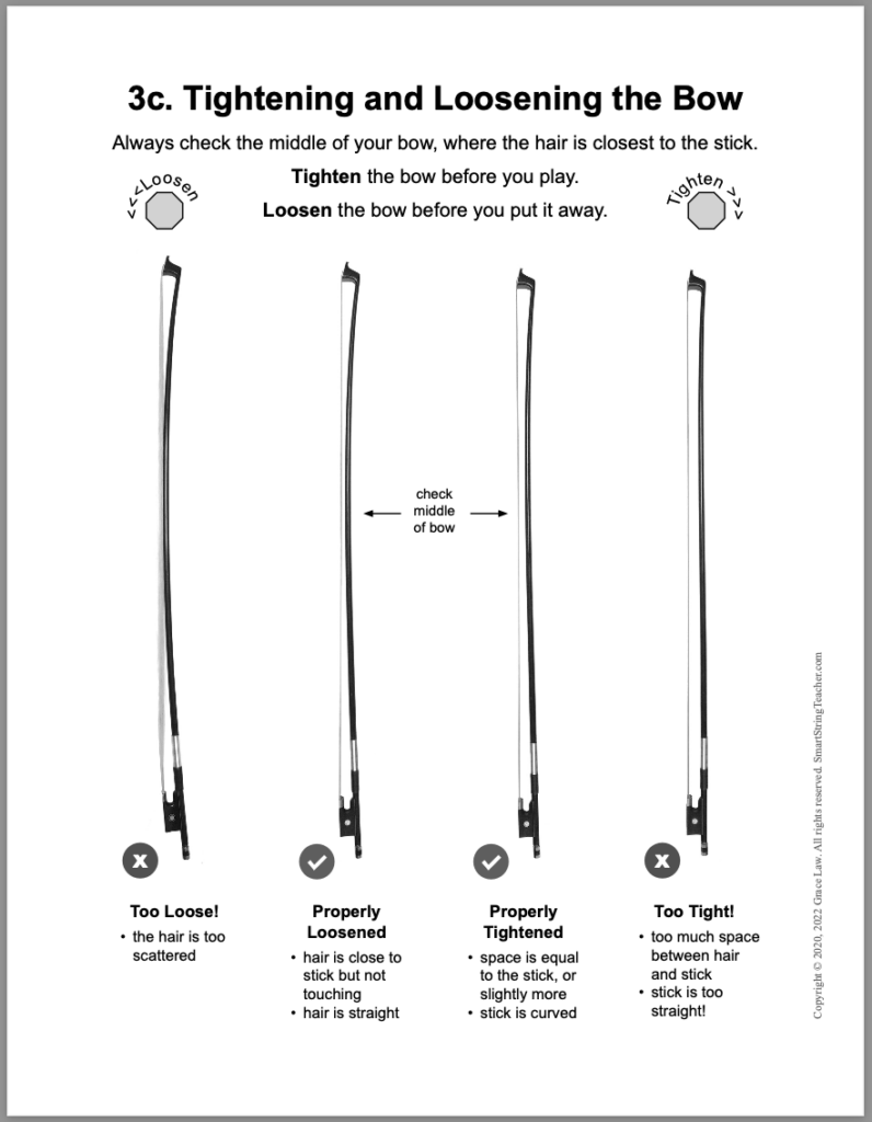 Smart Bow Hold & Left Hand Handouts - Smart String Teacher